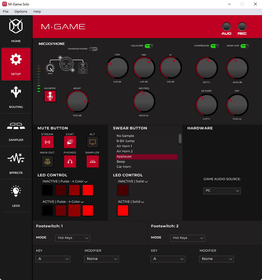 Streaming Mixer | Solo | M-Game