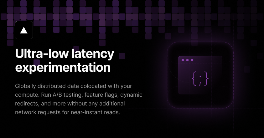 Edge Config: For ultra-low latency experimentation - Vercel Edge Config: For ultra-low latency experimentation - Vercel