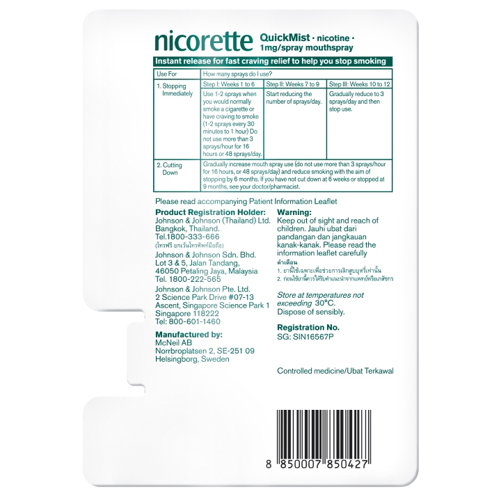 NICORETTE® QuickMist Spray | NICORETTE®