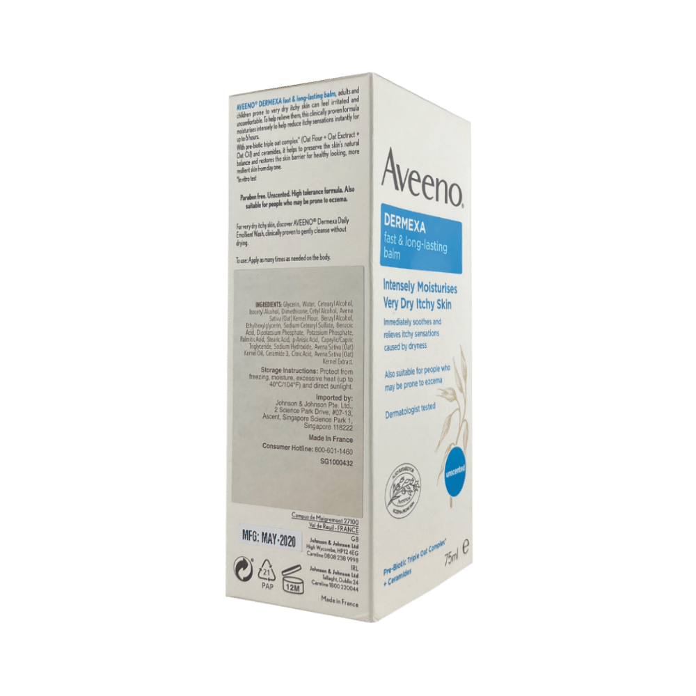 Dermexa Fast and Long Lasting Balm | AVEENO®