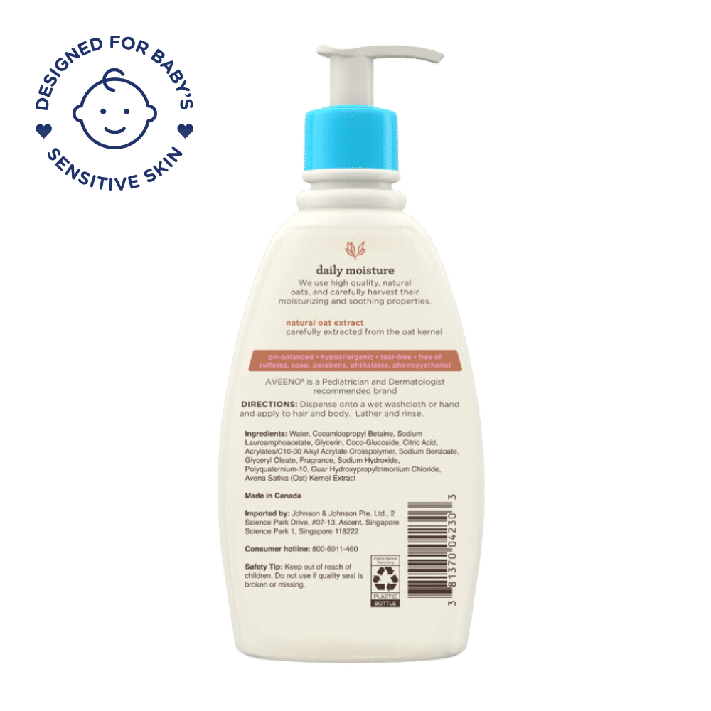 Baby Wash & Shampoo, Tear-Free & Paraben-Free | AVEENO®