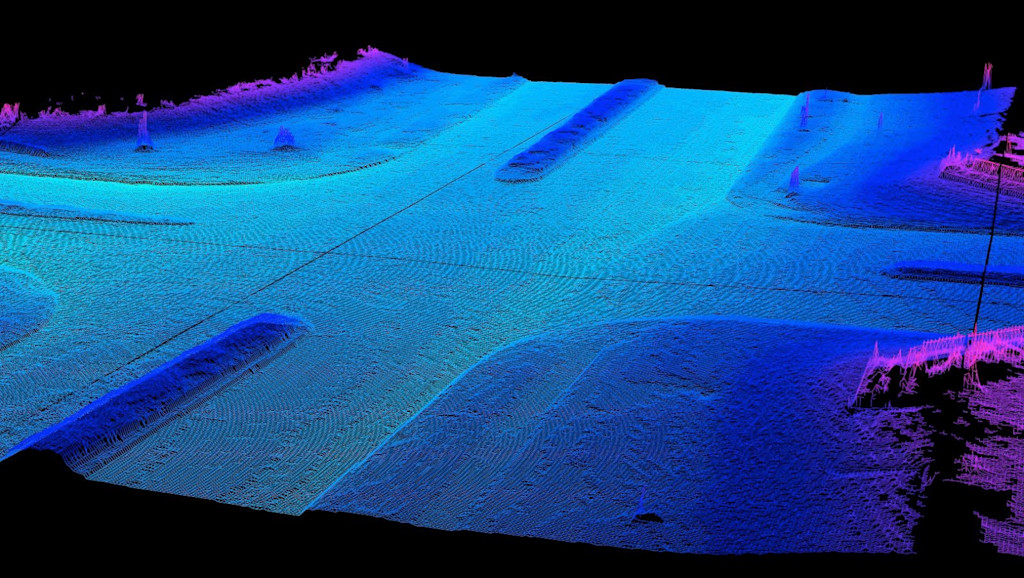 Building maps for a self-driving car