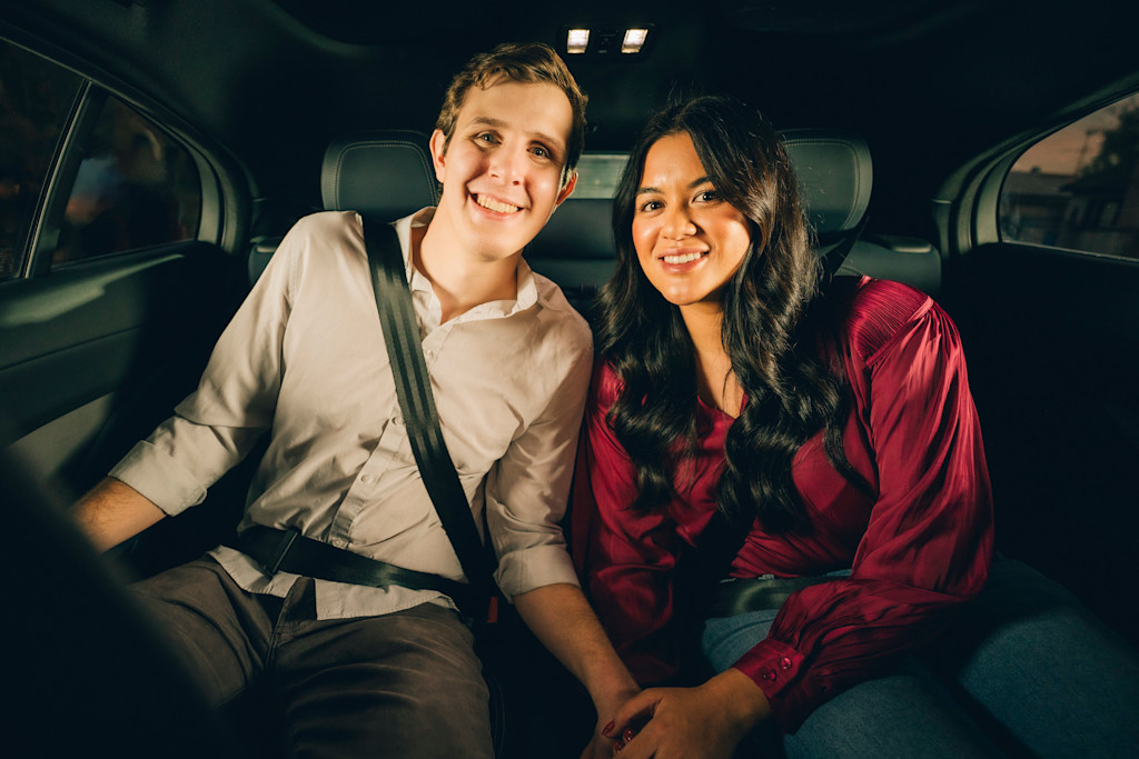Driven by Love: Couple Goes on a Romantic Night Out With the Waymo Driver