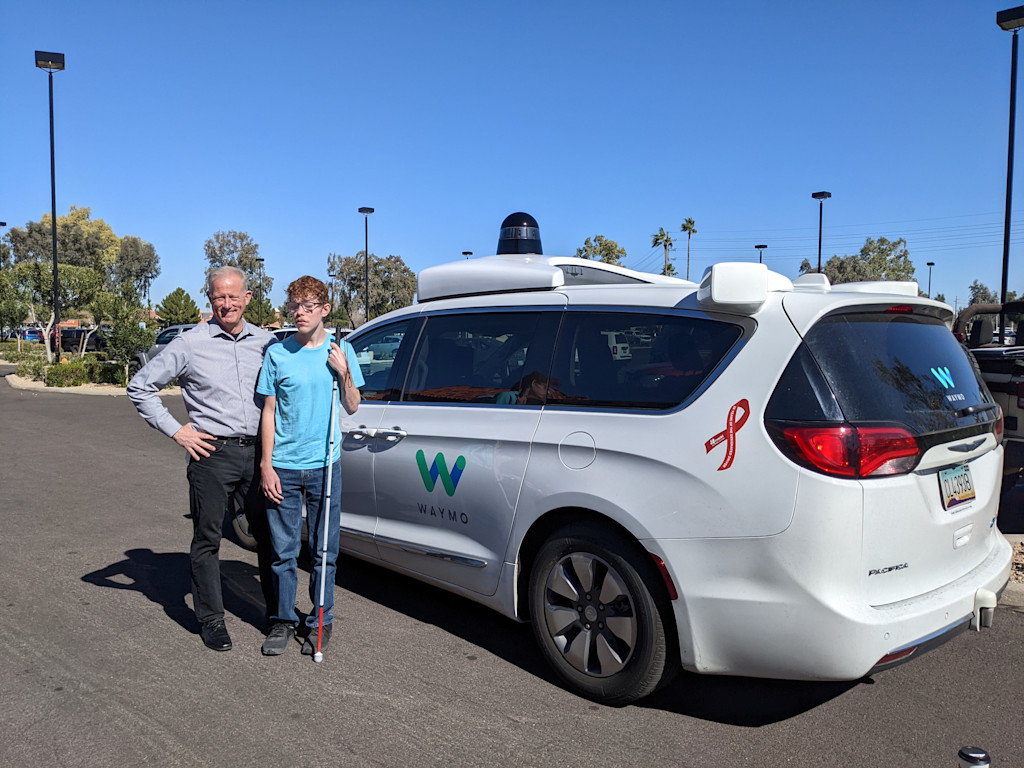Blind College Student Travels Independently with Waymo One