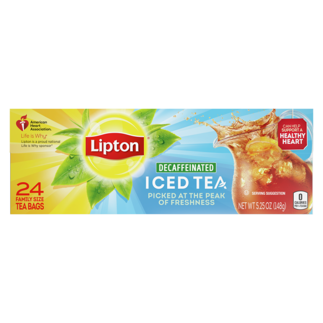 Buy Decaf Iced Black Tea Family Size Tea Bags | Lipton US