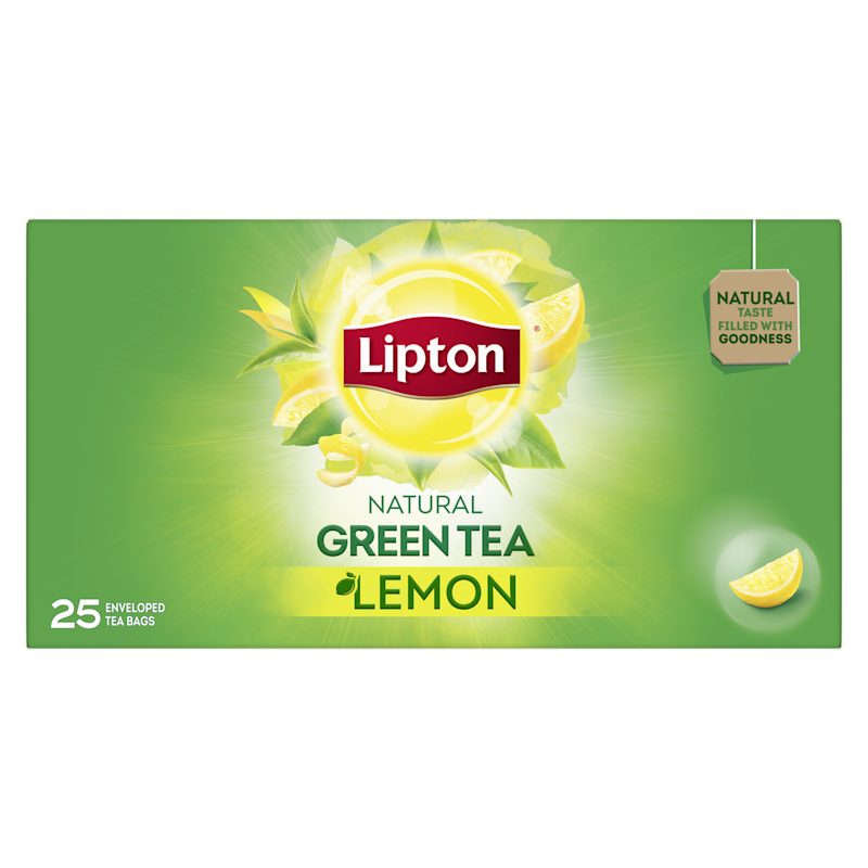 Shop Lipton Green Tea with Lemon 25 Tea Bags | Lipton UAE