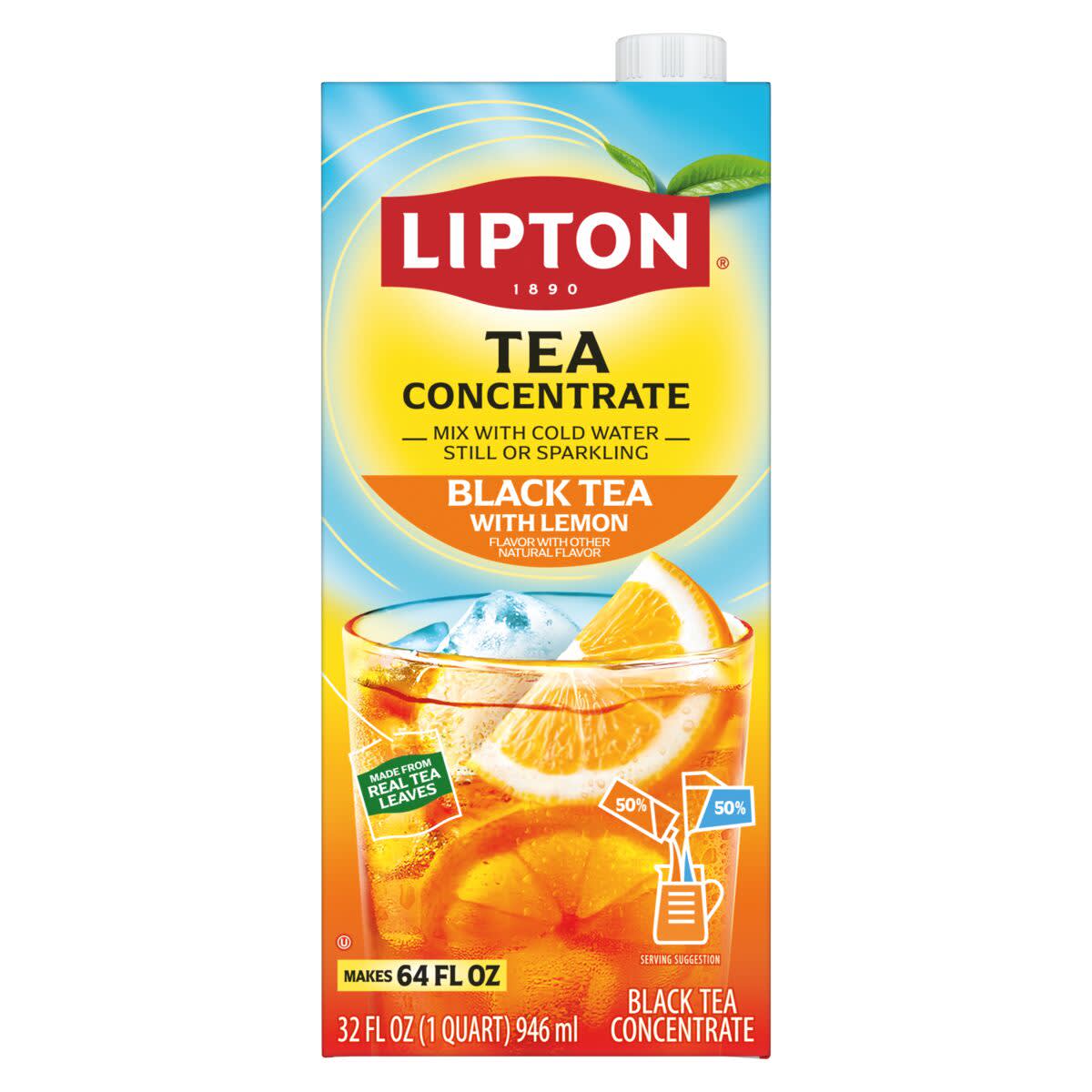 Black Tea with Lemon Flavored Tea Concentrate | Lipton US