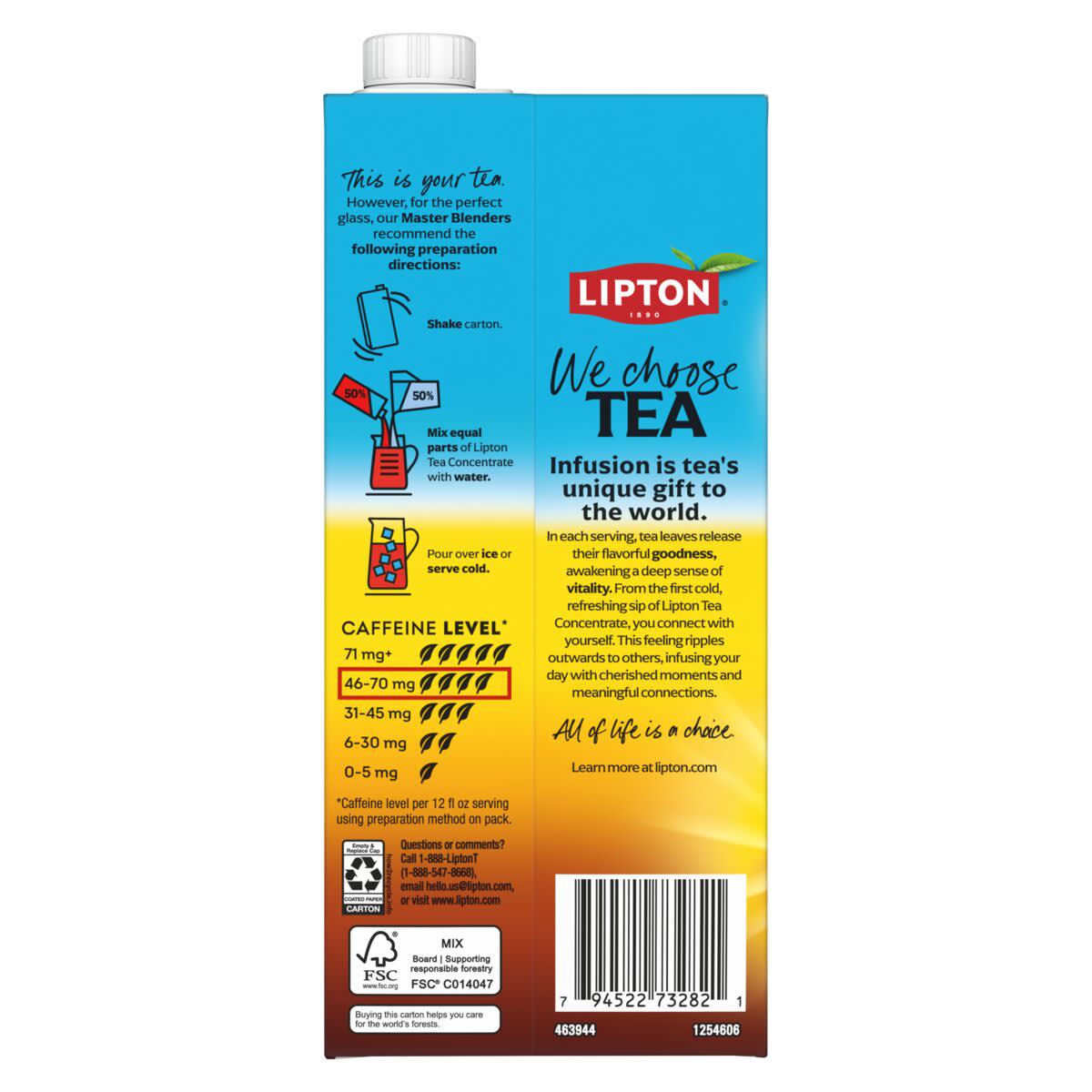 Southern Sweet Tea Concentrate | Lipton US
