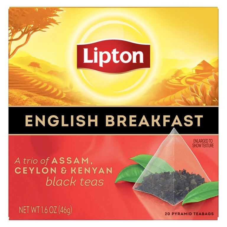 English Breakfast Black Tea 20 Pyramid Tea Bags | Lipton