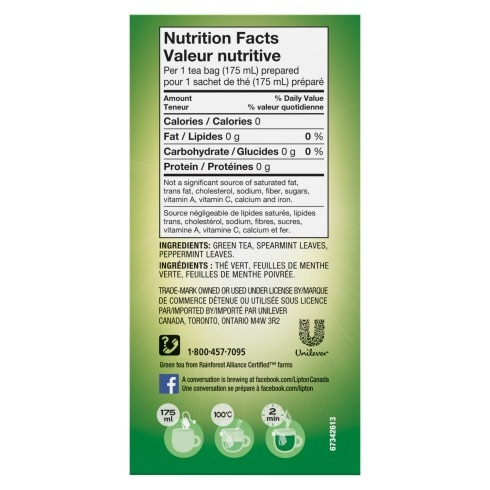 Mint Green Tea | Lipton
