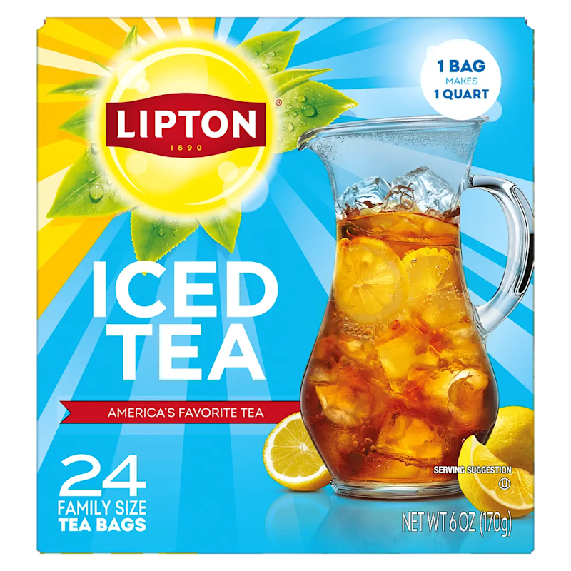 Iced Black Tea Family Size Tea Bags | Lipton US
