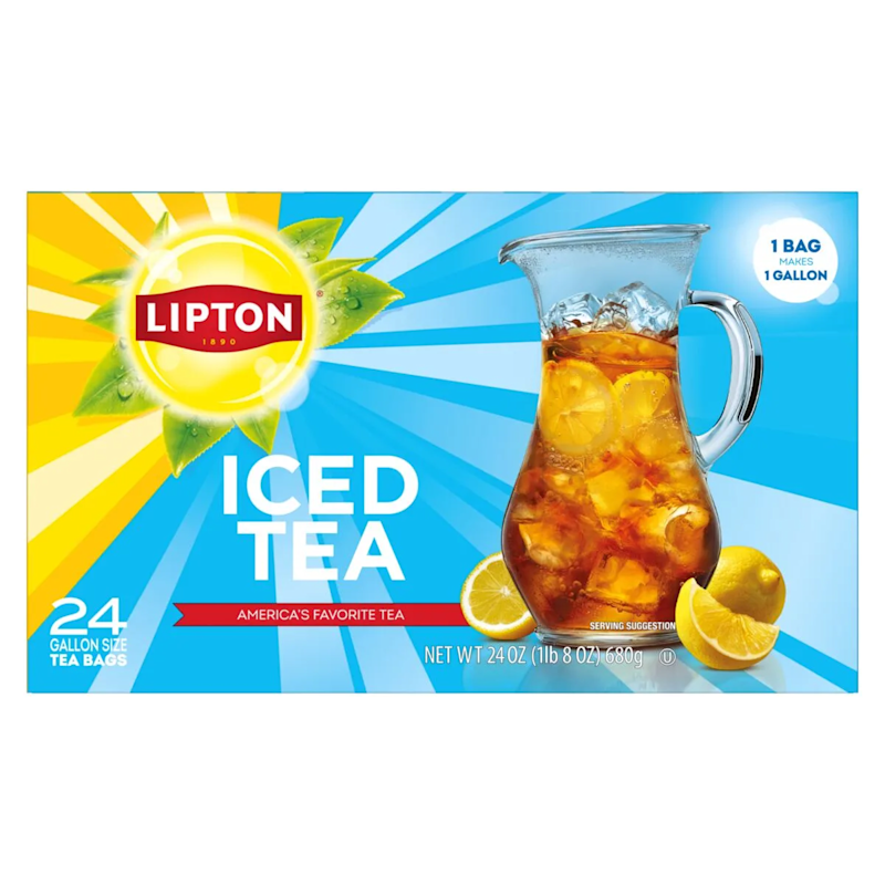 Black Iced Tea 24 Gallon Size Tea Bags | Lipton US