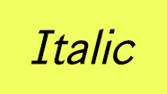 Italic Text Generator Glyphy