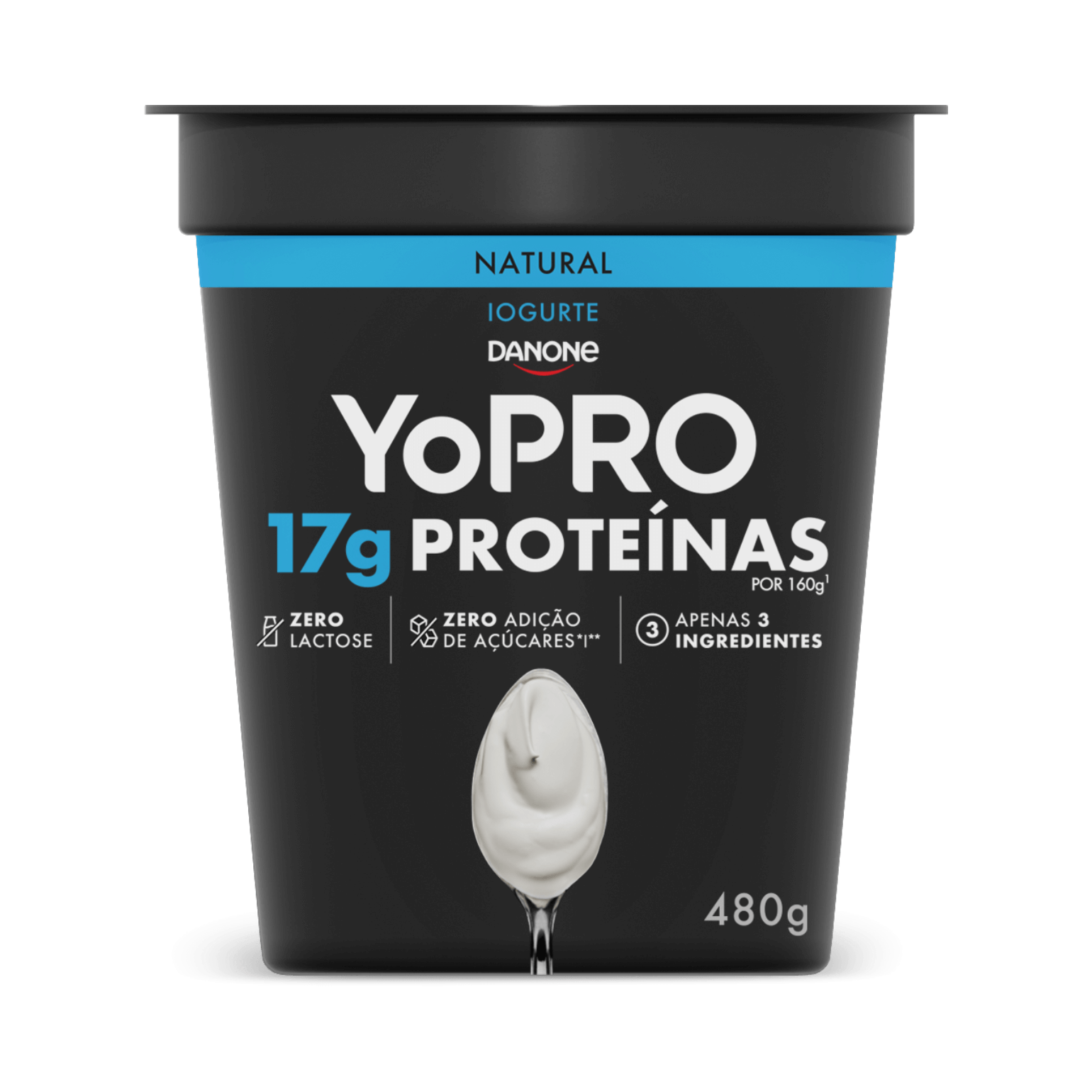 Iogurte YoPRO 17g Protein Natural