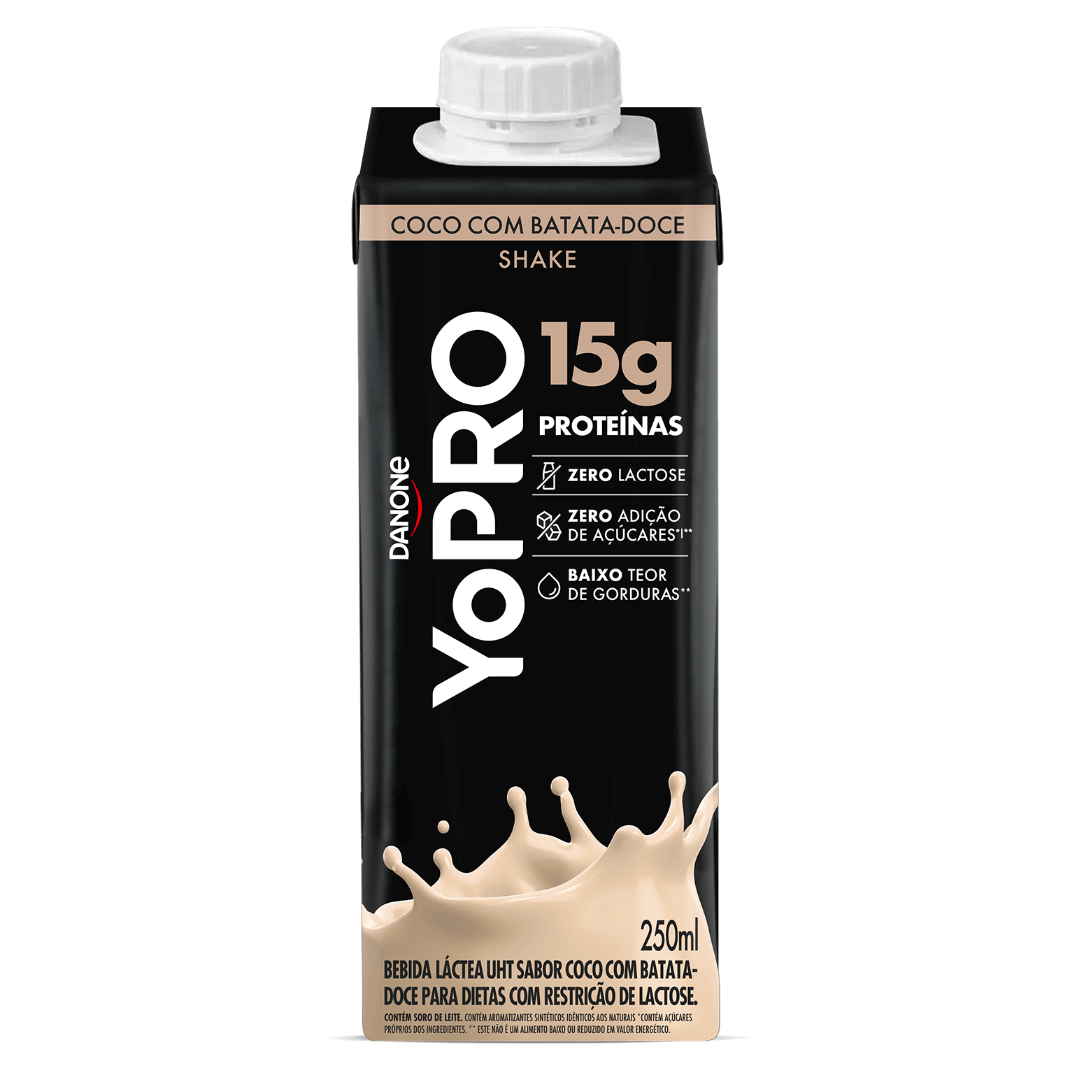 Bebida Láctea YoPRO 15g de proteína Coco com Batata Doce 250ml Bebida Láctea YoPRO 15g de proteína Coco com Batata Doce 250ml