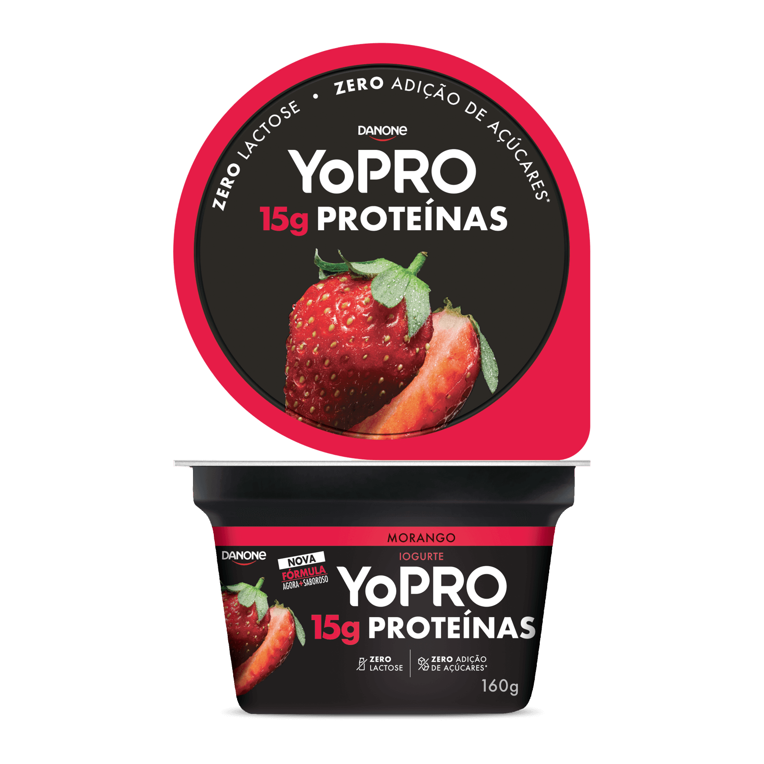 Iogurte YoPRO 15g Protein Morango Iogurte YoPRO 15g Protein Morango