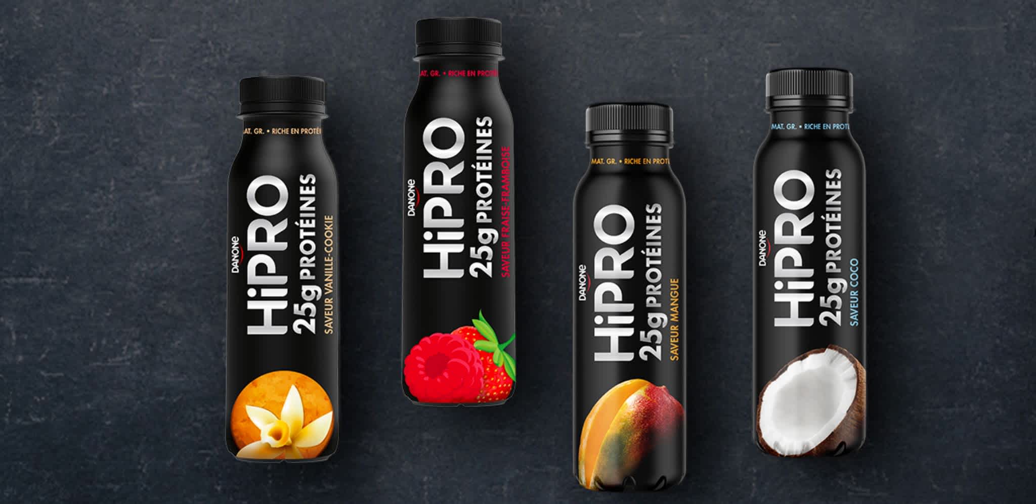 Produit laitier protéiné en pot HiPRO Citron