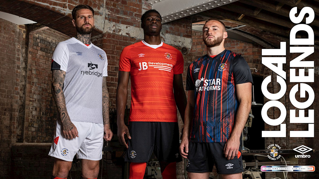 Luton Town reveal their kits for the 2021/22 season - Luton Town FC