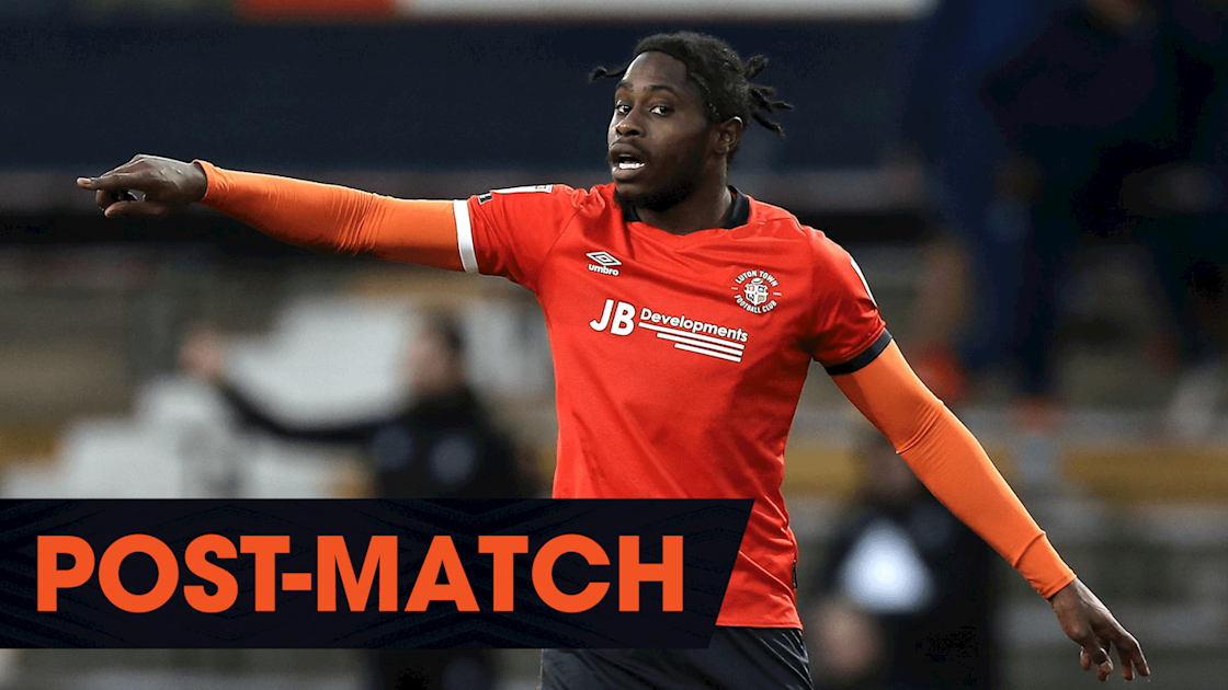 Watch | Pelly-Ruddock Mpanzu thrilled to beat rivals Watford! - Luton ...