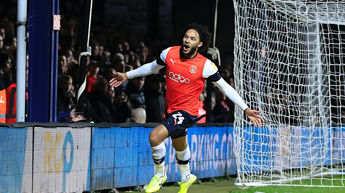 IZZY BROWN ON HIS FIRST GOAL FOR THE TOWN! - Luton Town FC