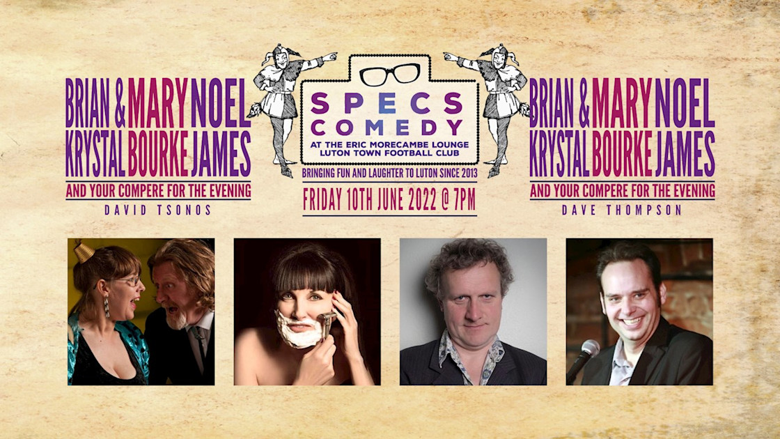 Join us on Friday 10th June for another evening of serious comedy ...
