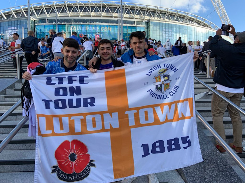Pictures | Luton fans at Wembley for famous England win! - Luton Town FC