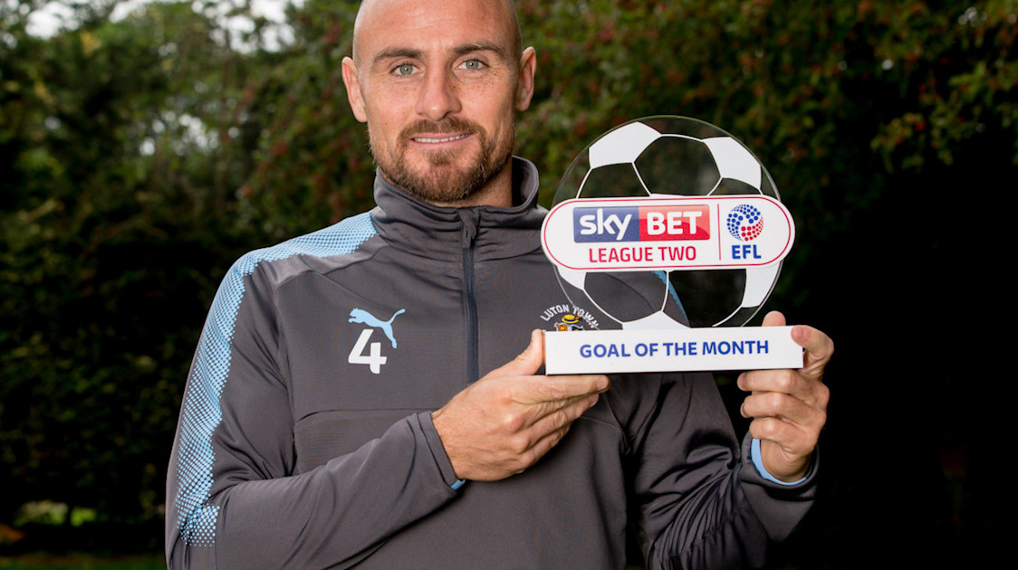 ALAN McCORMACK WINS SKY BET GOAL OF THE MONTH AWARD! - Luton Town FC