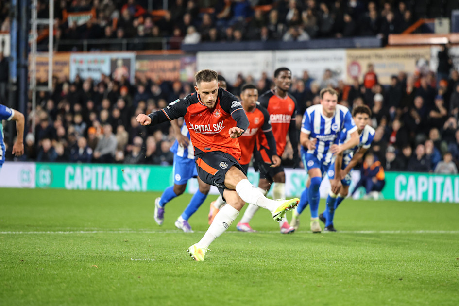 Ball 8 in Thursday's Vertu Trophy draw - Luton Town FC