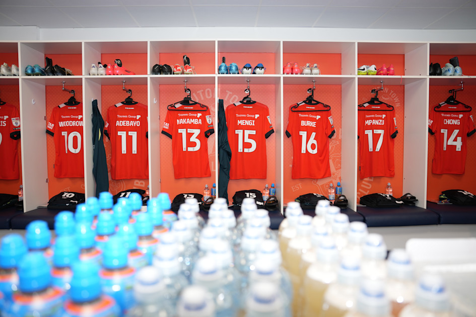 One change: Walters in for Bell - Luton Town FC