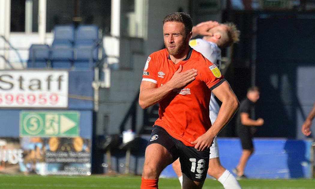 Watch | Jordan Clark on his winning goal against Derby! - Luton Town FC