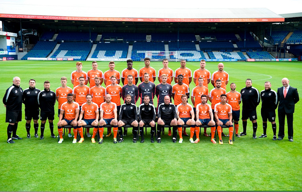 THIS IS OUR TOWN! OFFICIAL TEAM PHOTO IN TODAY'S PROGRAMME - Luton Town FC