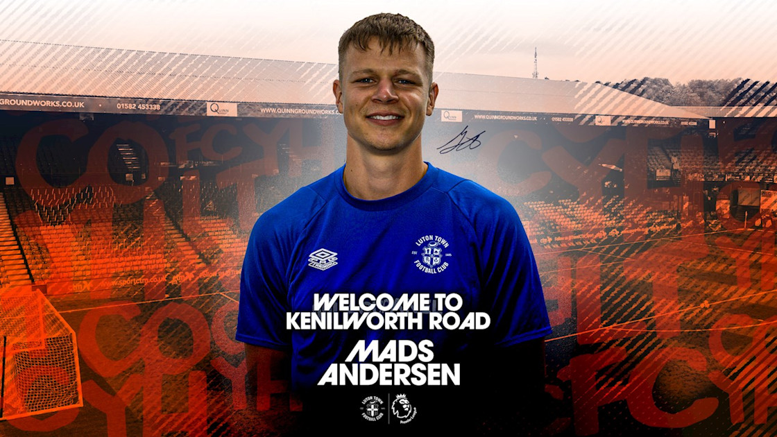 Mads Andersen signs for Luton Town! - Luton Town FC
