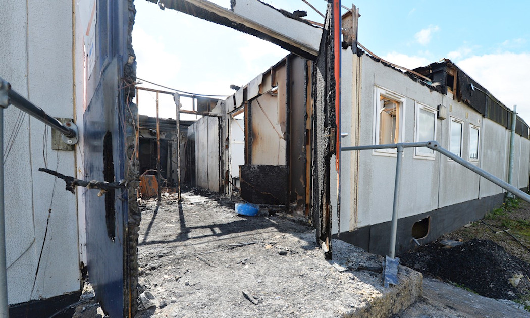 GALLERY | FIRE DAMAGE AT ELY WAY - Luton Town FC