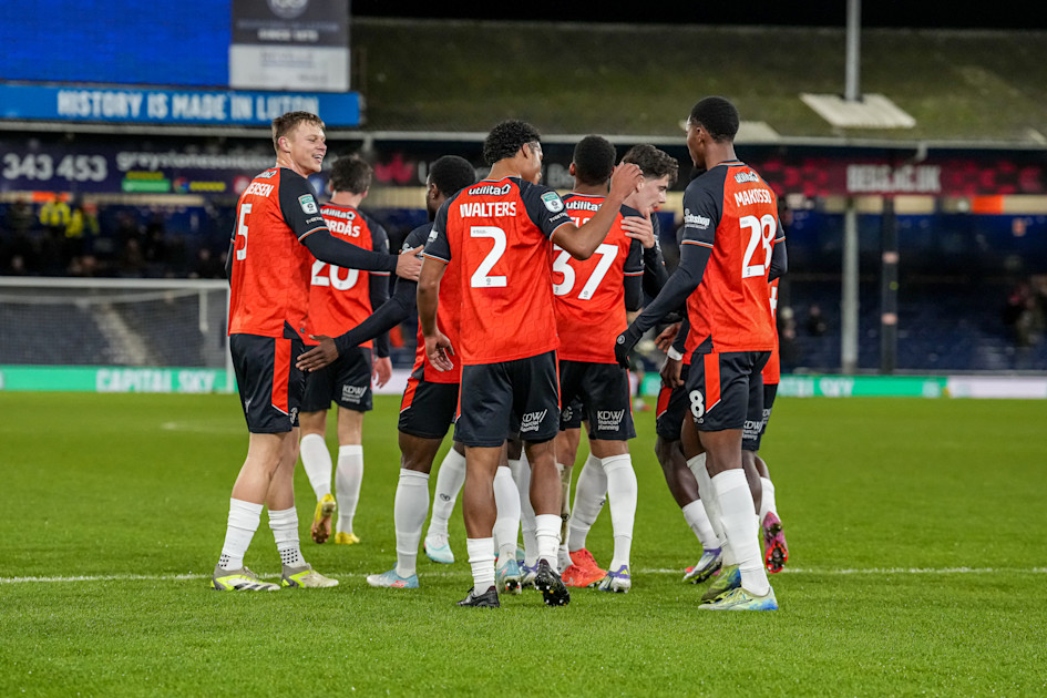Town hit four in Vertu Trophy triumph - Luton Town FC