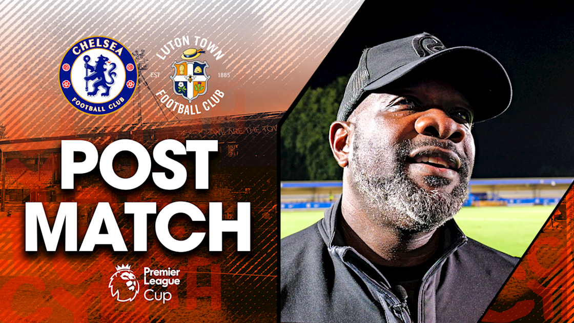 Adrian Forbes | "I can't fault the boys tonight" - Luton Town FC