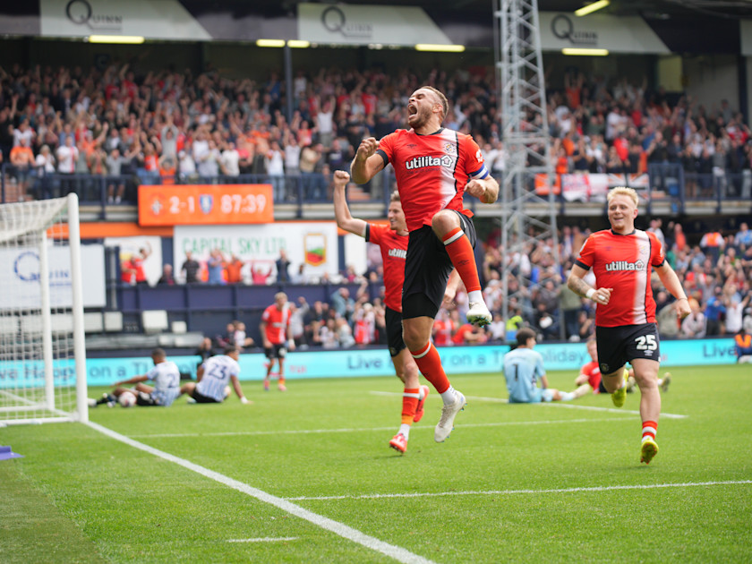 Morris double earns first home win - Luton Town FC