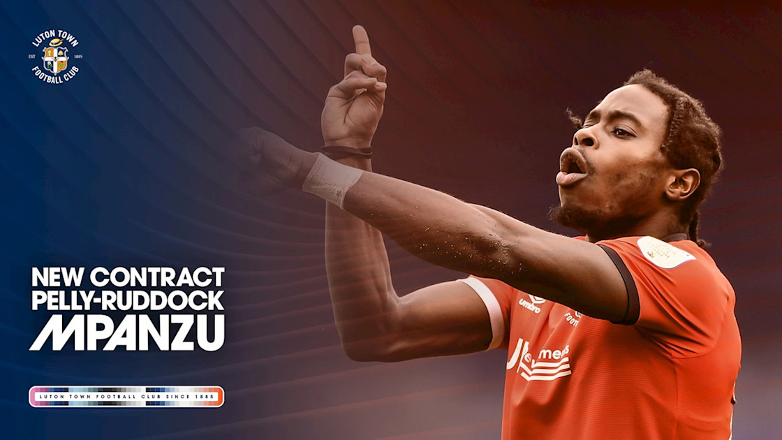 Pelly-Ruddock Mpanzu signs new contract to remain a Hatter! - Luton Town FC