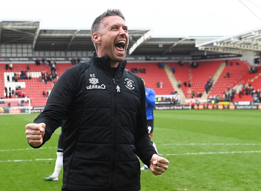 Reaction | Rob Edwards on Rotherham win! - Luton Town FC