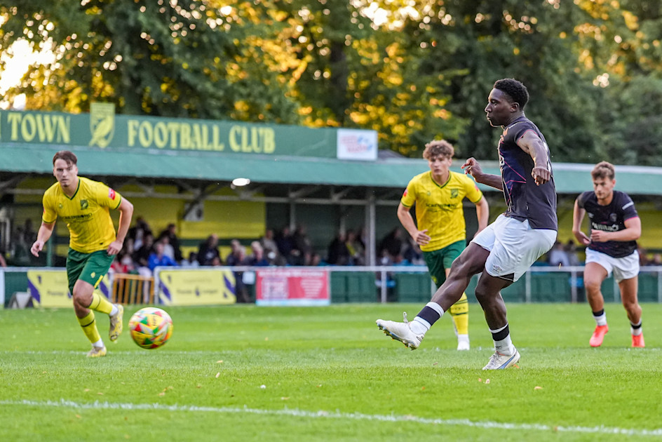 Pepple on target for U21s at Hitchin - Luton Town FC