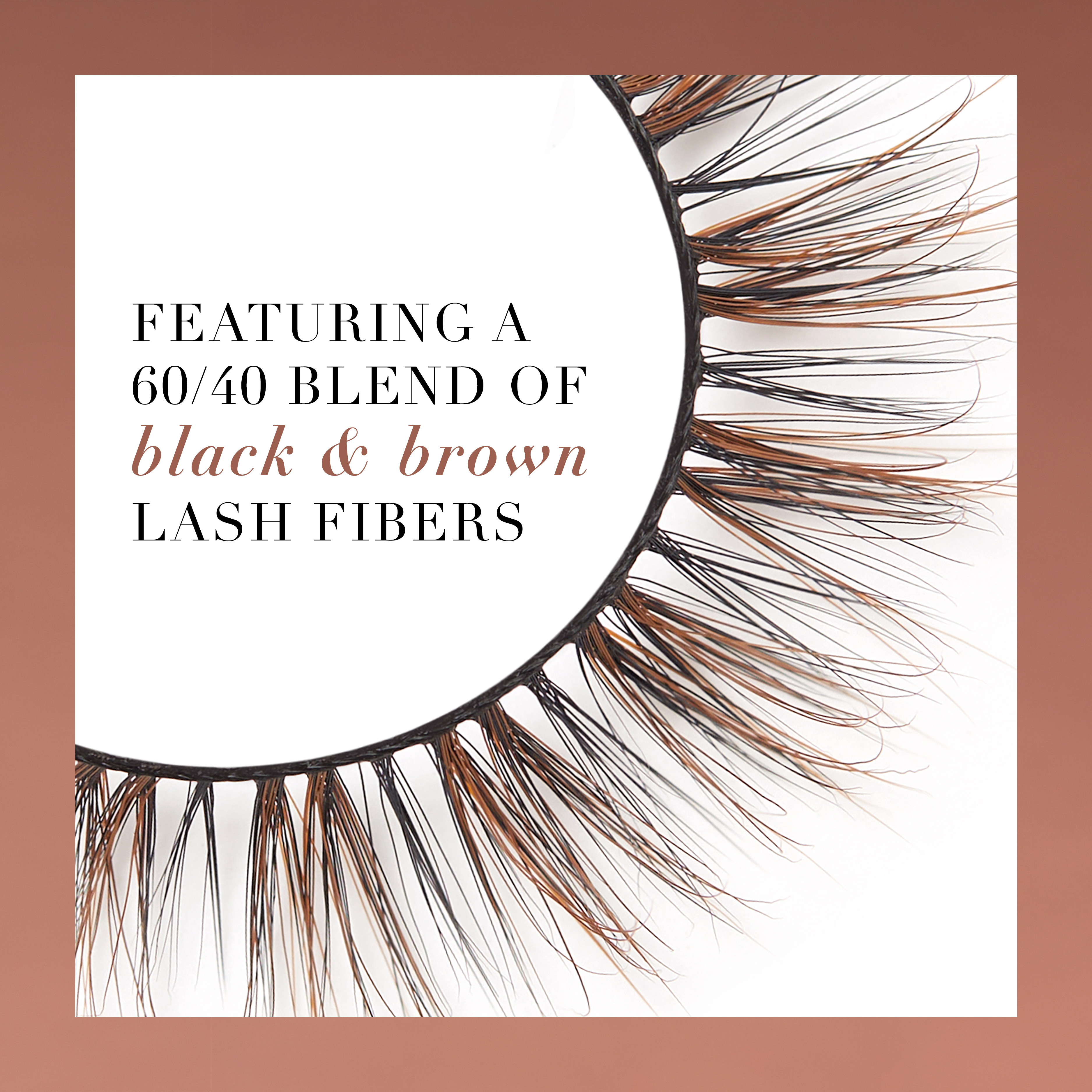 Everyday Brown Blended False Lashes Collection | Lilly Lashes