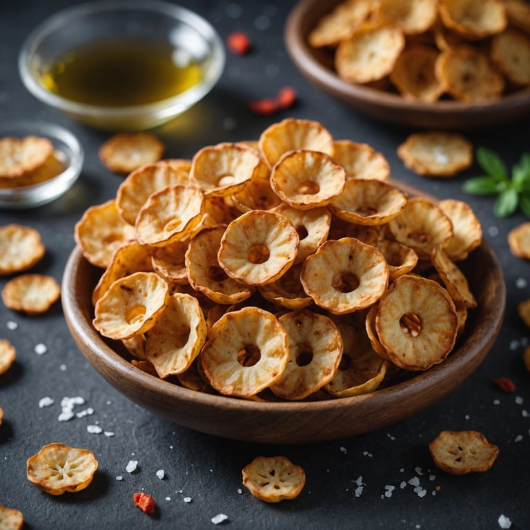 How Many Calories Does Crispy Baked Lotus Root Chips Have? | Fastic