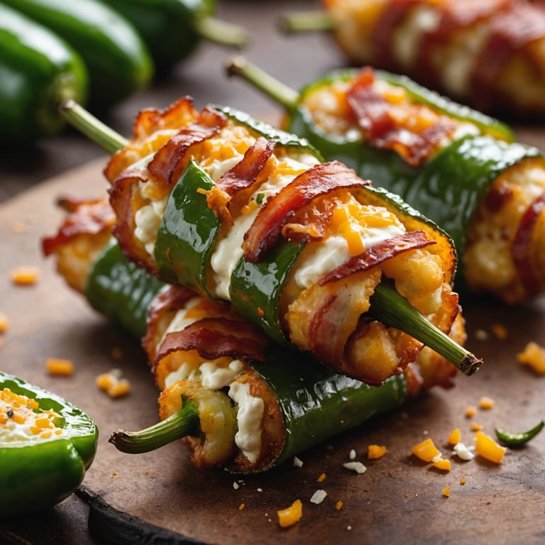 How Many Calories Does Spicy Bacon-Wrapped Jalapeño Poppers Have? | Fastic