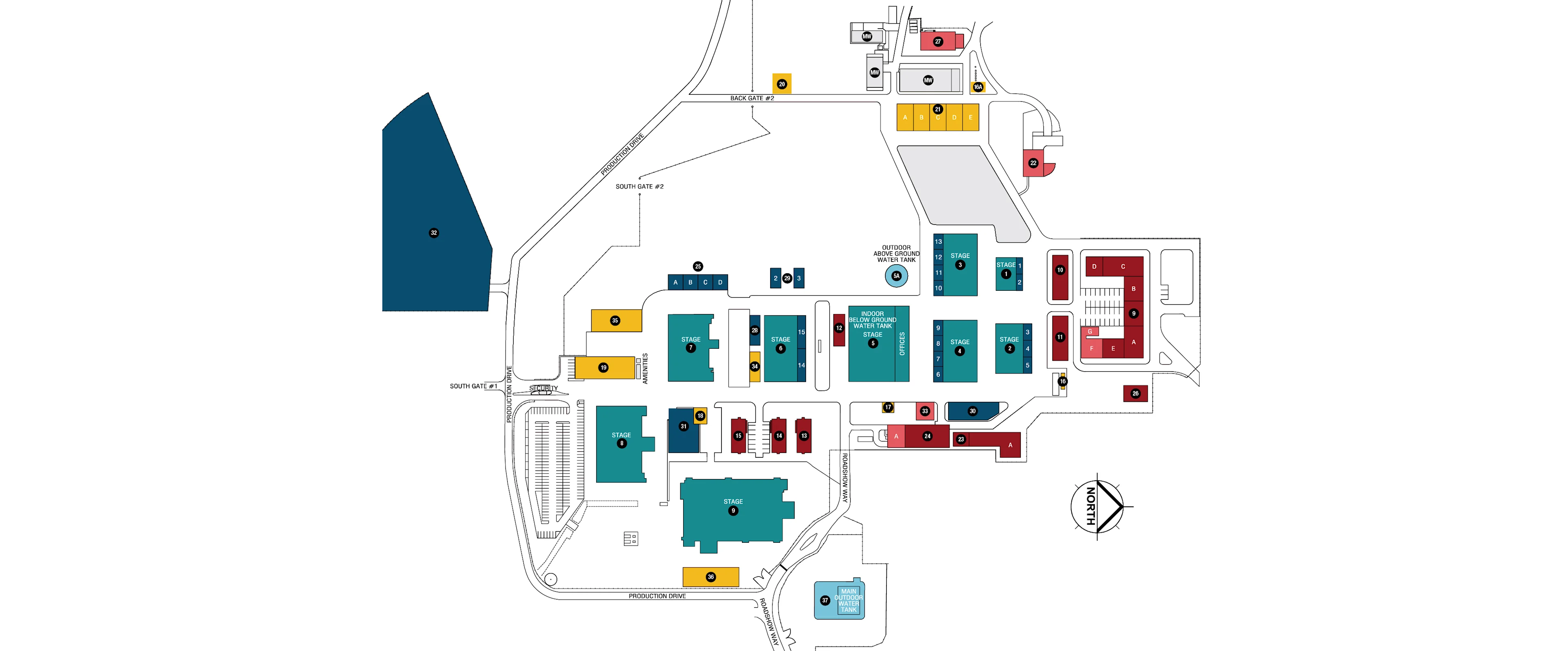 Studio Map | Village Roadshow Studios Gold Coast