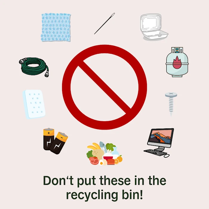 things we can't recycle