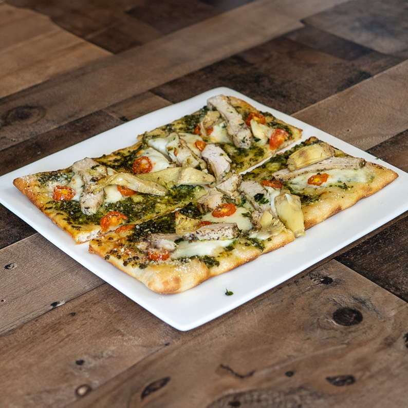 Chicken Pesto Flatbread | Pepper Farm Deli