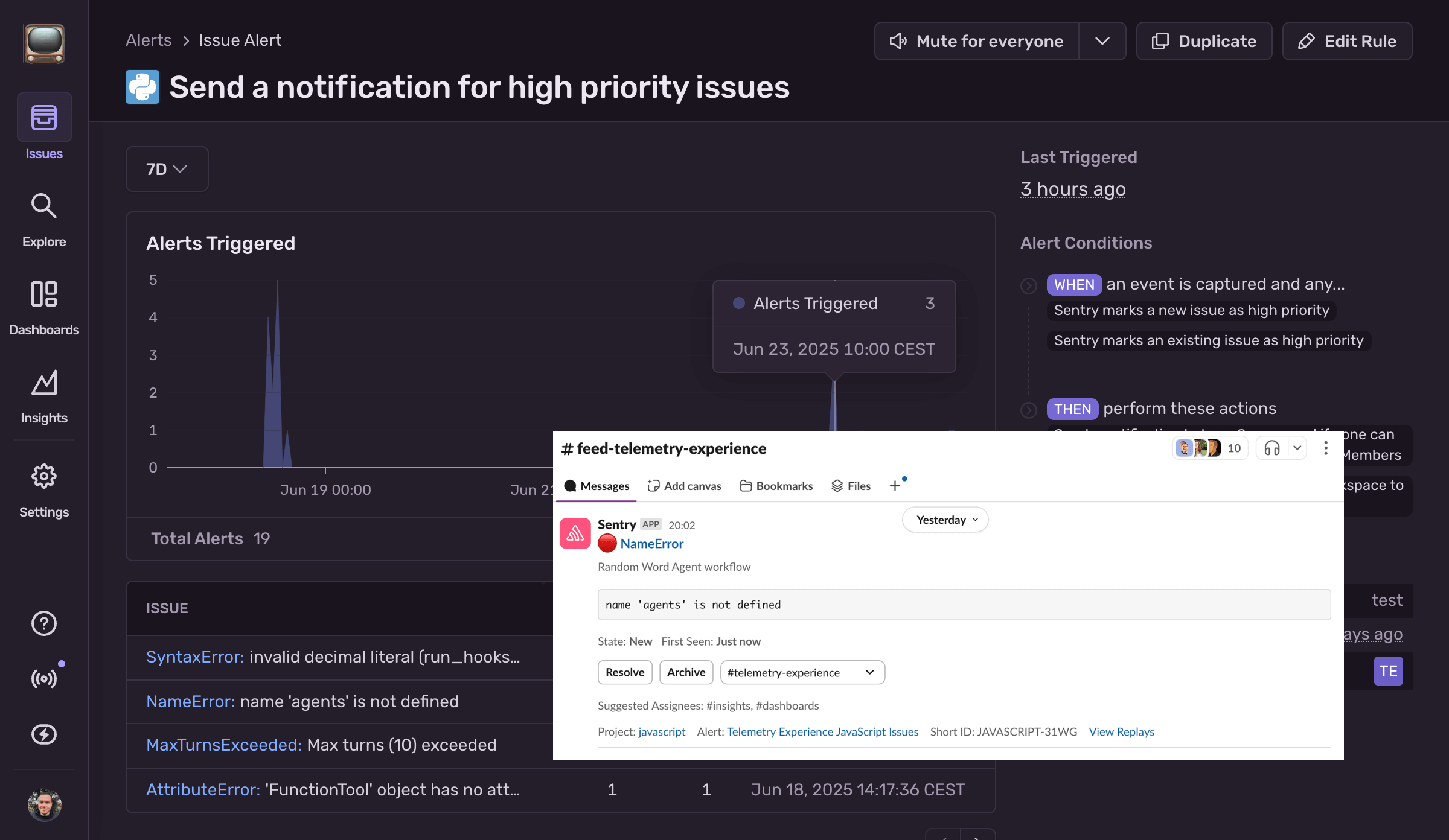 AI and LLM Observability & Monitoring Solution | Sentry