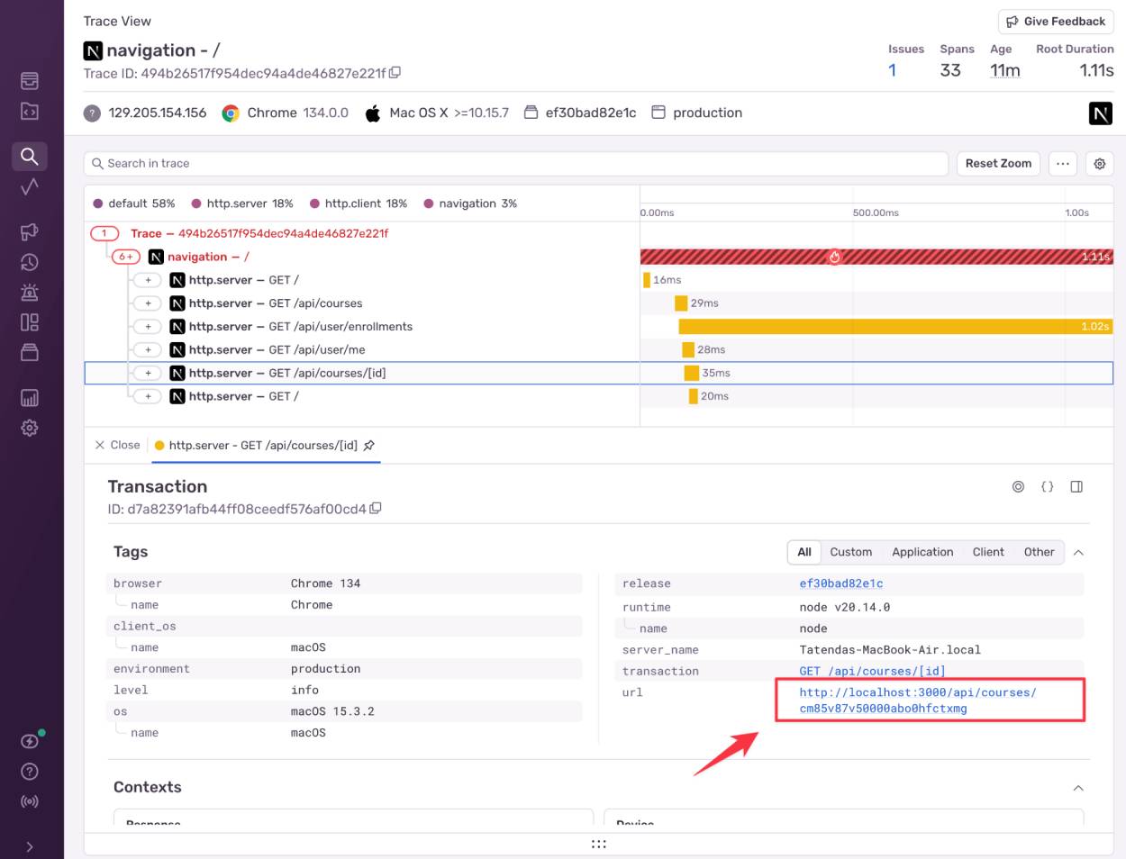 Debugging ‘[Object] not found’ error in Next.js with Tracing | Product ...