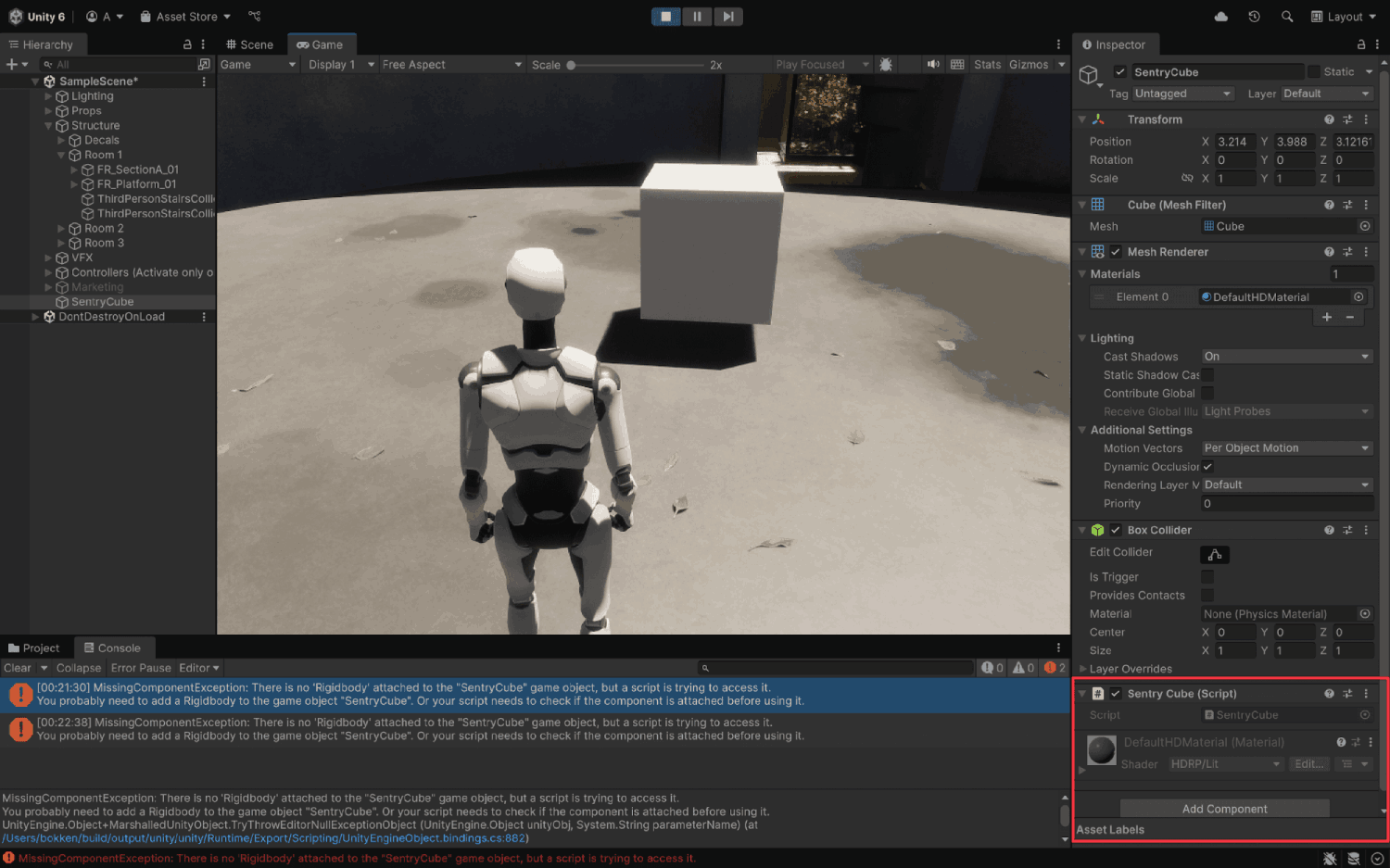 Common Unity Errors and How To Fix Them | Product Blog • Sentry