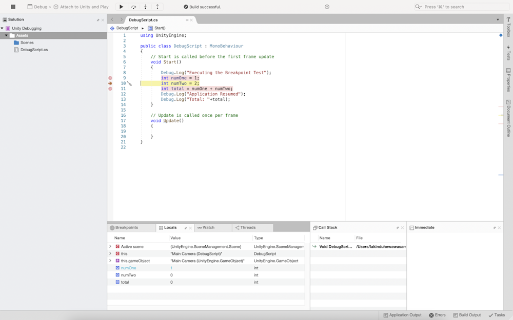 Unity Debugging Tips And Tricks Product Blog • Sentry