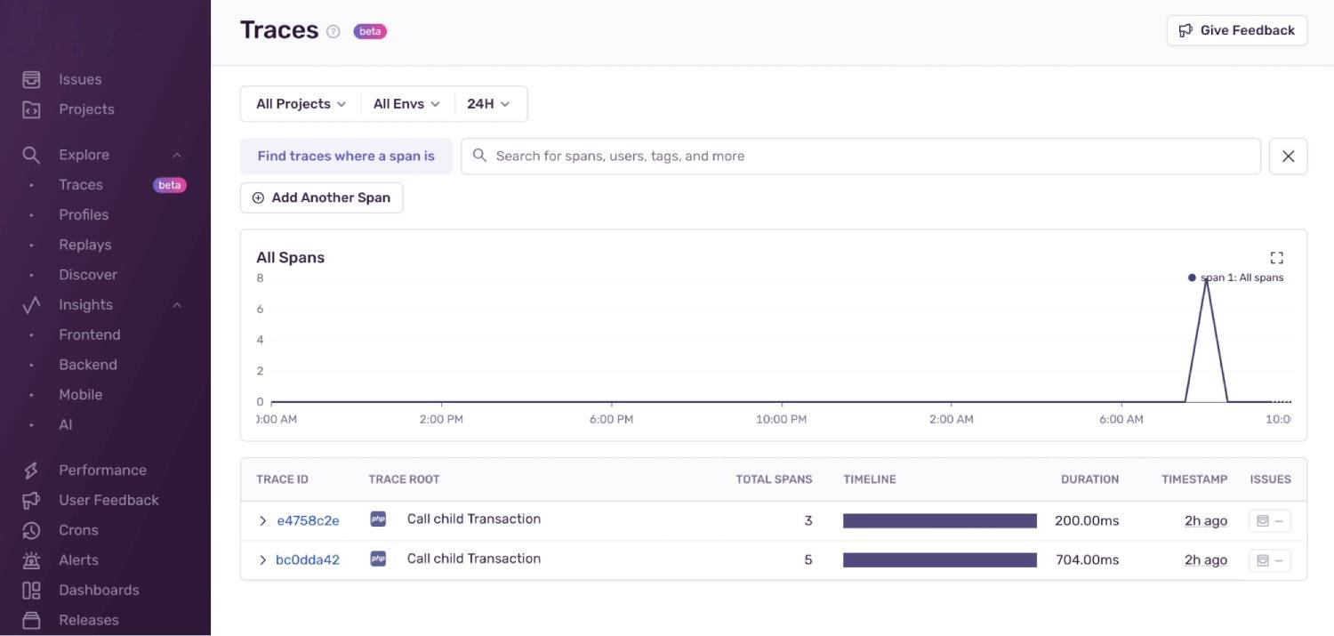 Improve PHP Performance with Sentry | Product Blog • Sentry